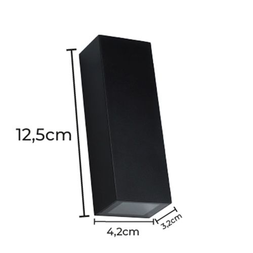 Arandela LED Tynn Facho Duplo 5w 3000k - NORDECOR - palaciodaferramenta